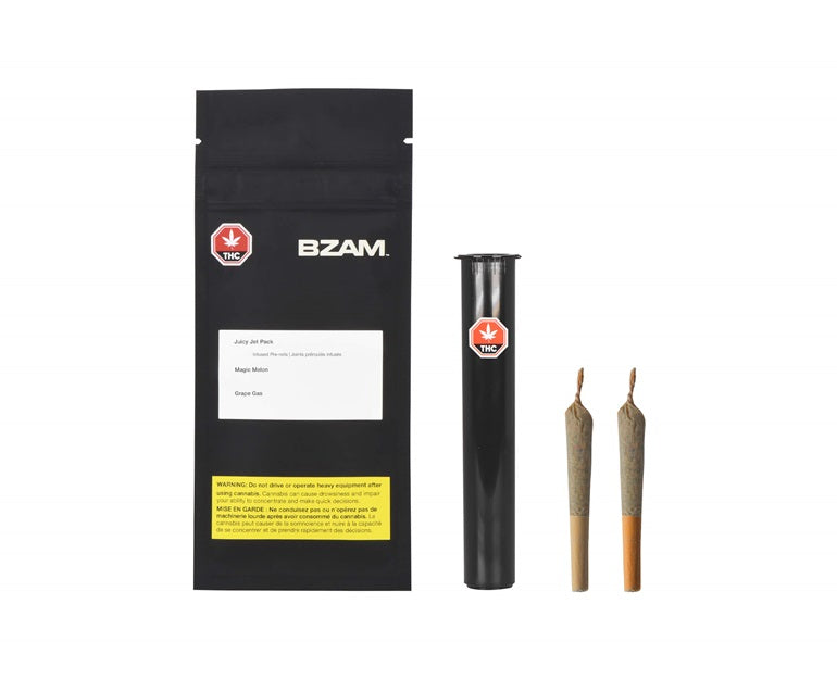 Bzam Juicy Jet Pack 4 X 0 5g Infused Pre Rolls Borealis Buds