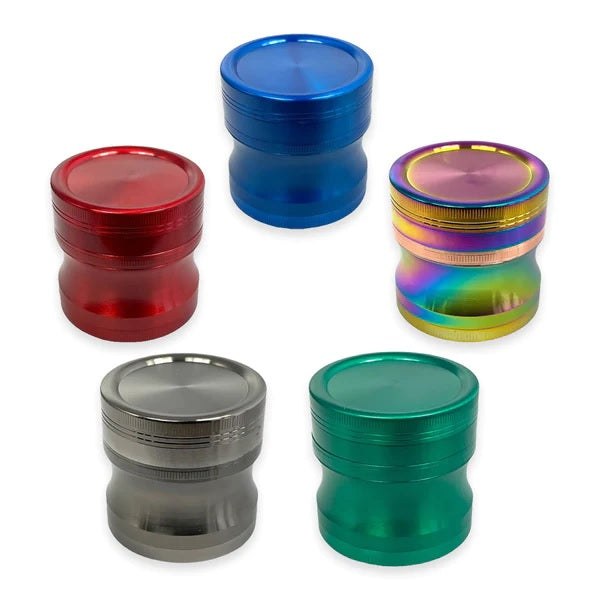 Twister Ratchet - 4-Piece Grinder - 2.5" Various Colours – Borealis Buds