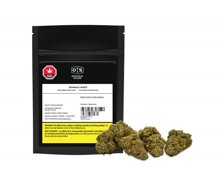 Original Stash Triangle Mints 7g Dried Flower – Borealis Buds