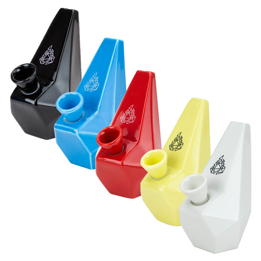 BRNT Polygon Ceramic Water Pipe – Borealis Buds
