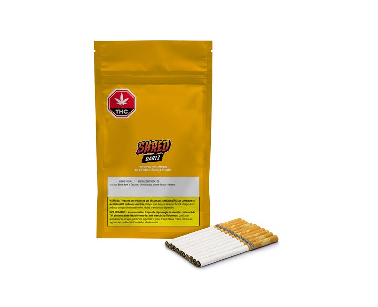 Shred Tropic Thunder Dartz 10 x 0.4g Pre-Rolls – Borealis Buds