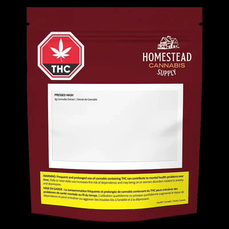 Homestead Pressed Hash 2g Hash – Borealis Buds
