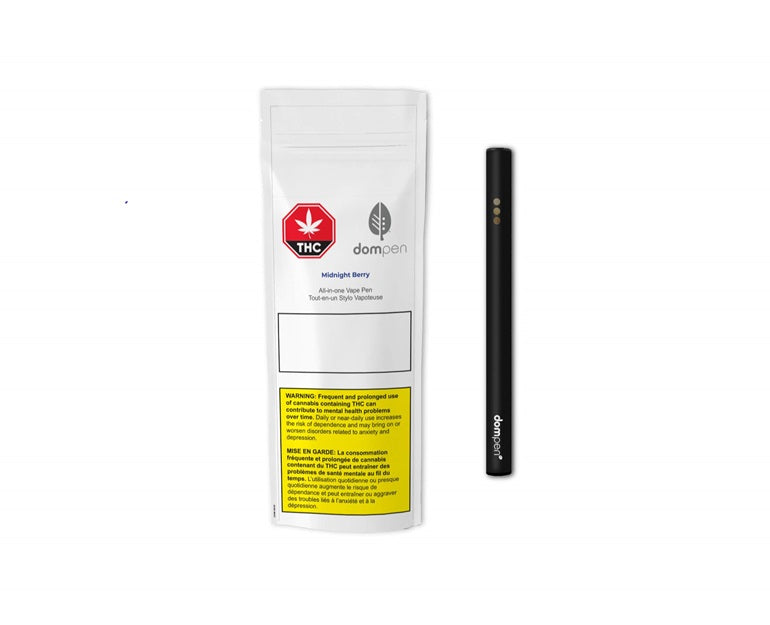 Dompen Midnight Berry 0.5g Disposable Vape Pen – Borealis Buds