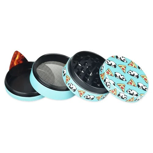 Wacky Grinderz - Assorted - 4-Piece Grinder - 2.2" – Borealis Buds