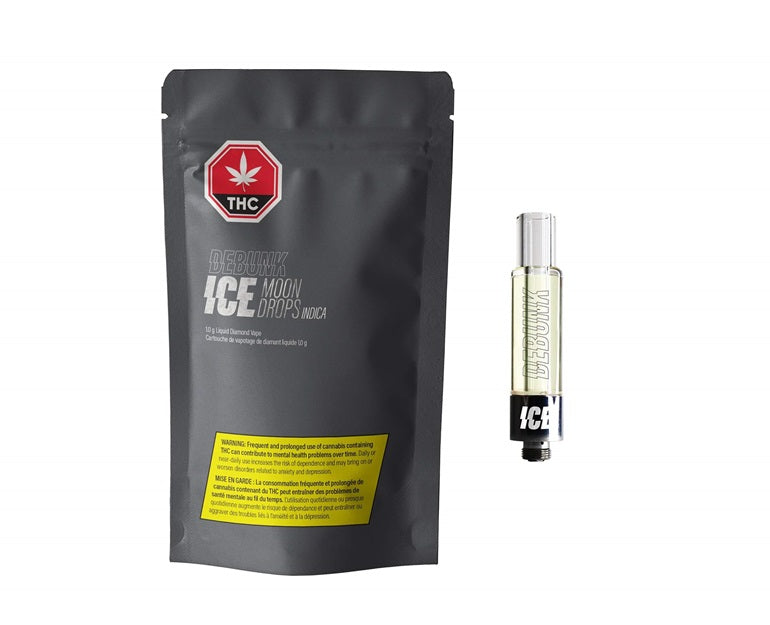Debunk Ice Moon Drops 1.0g Prefilled Vape Cartridge – Borealis Buds