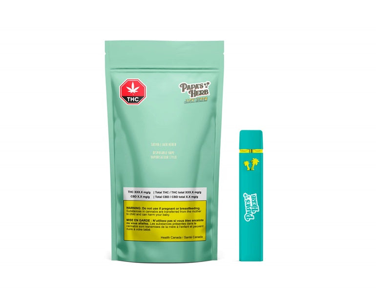 Papa's Herb Jack Herer 1g Disposable Vape Pen – Borealis Buds