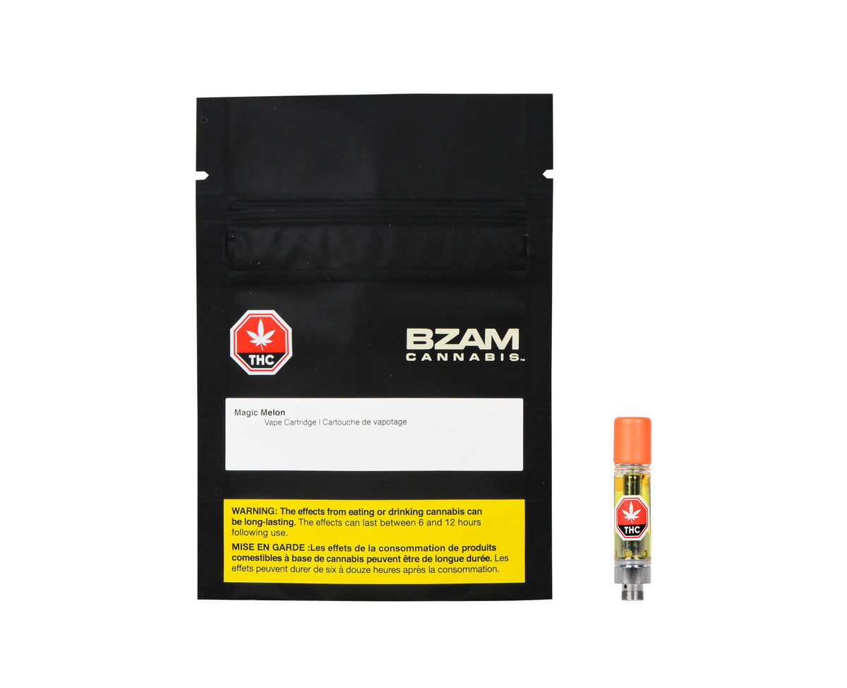 BZAM Magic Melon 1.0g Prefilled Vape Cartridge – Borealis Buds